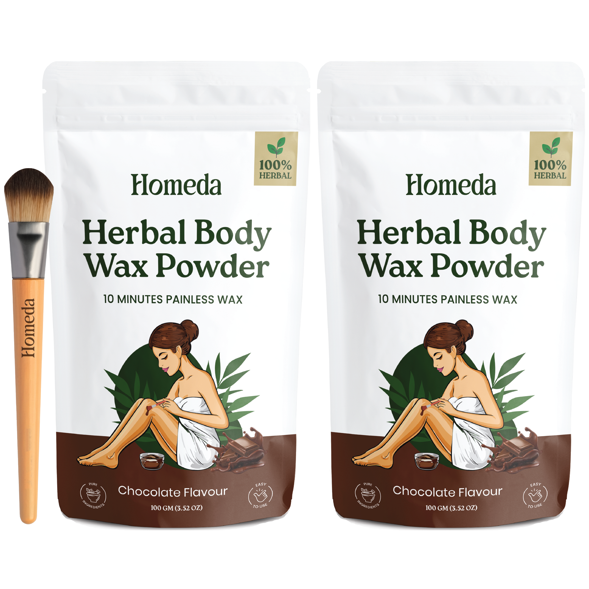 Herbal Wax Powder for Women Body, Bikini, Facial Hair Removal – Shudh ...
